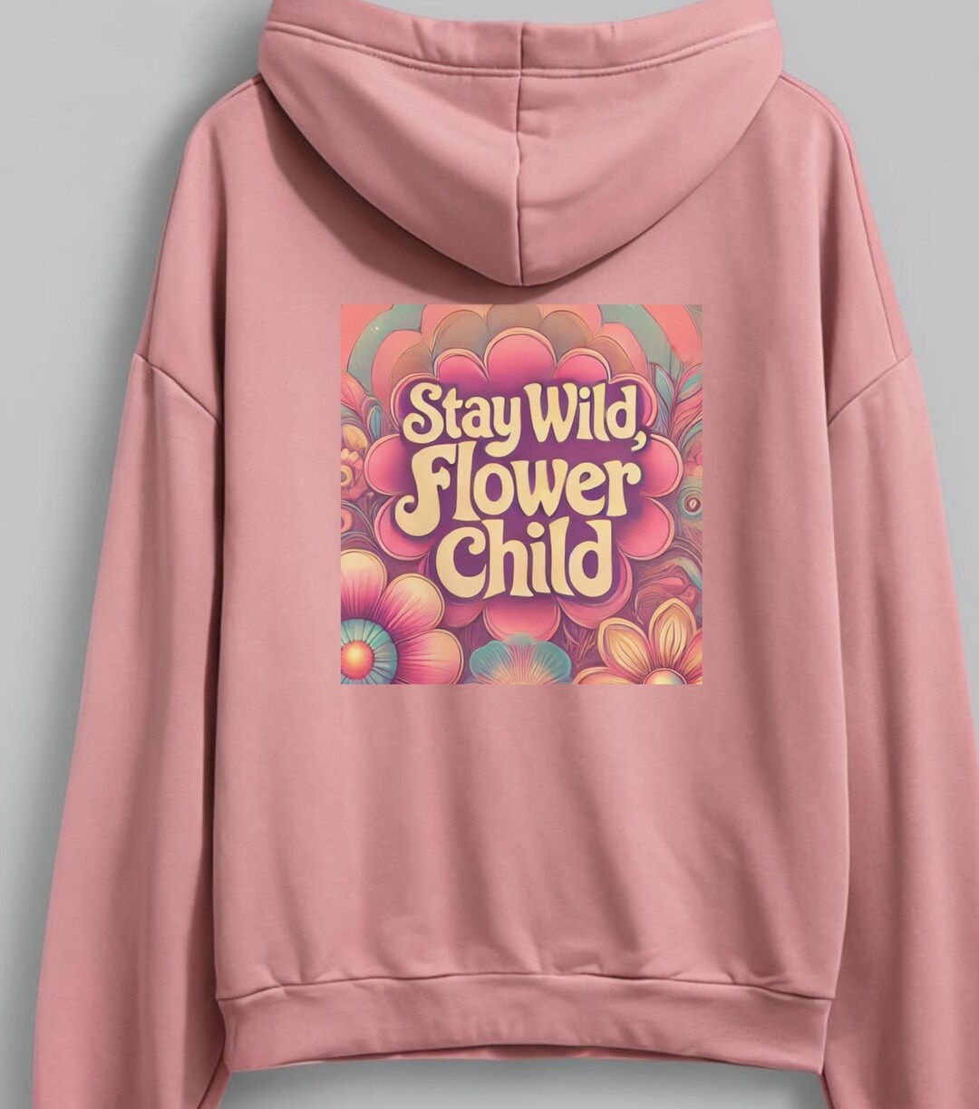 Stay Wild Flower Child PNG Digital File Psychedelic Retro Design Little ...