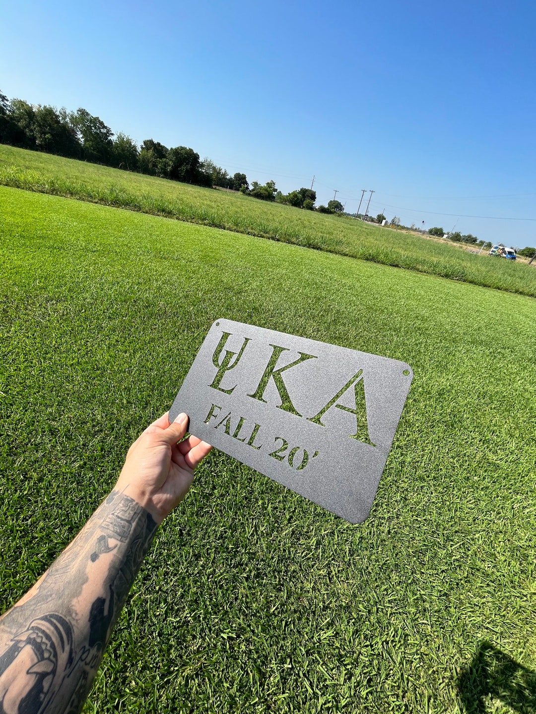 Customizable Metal Fraternity Sign - Etsy