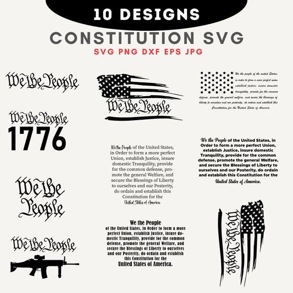 Constitution Svg - Etsy