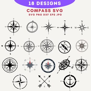 Compass Svg Bundle, Compass Svg, Nautical Compass,vintage Compass ...