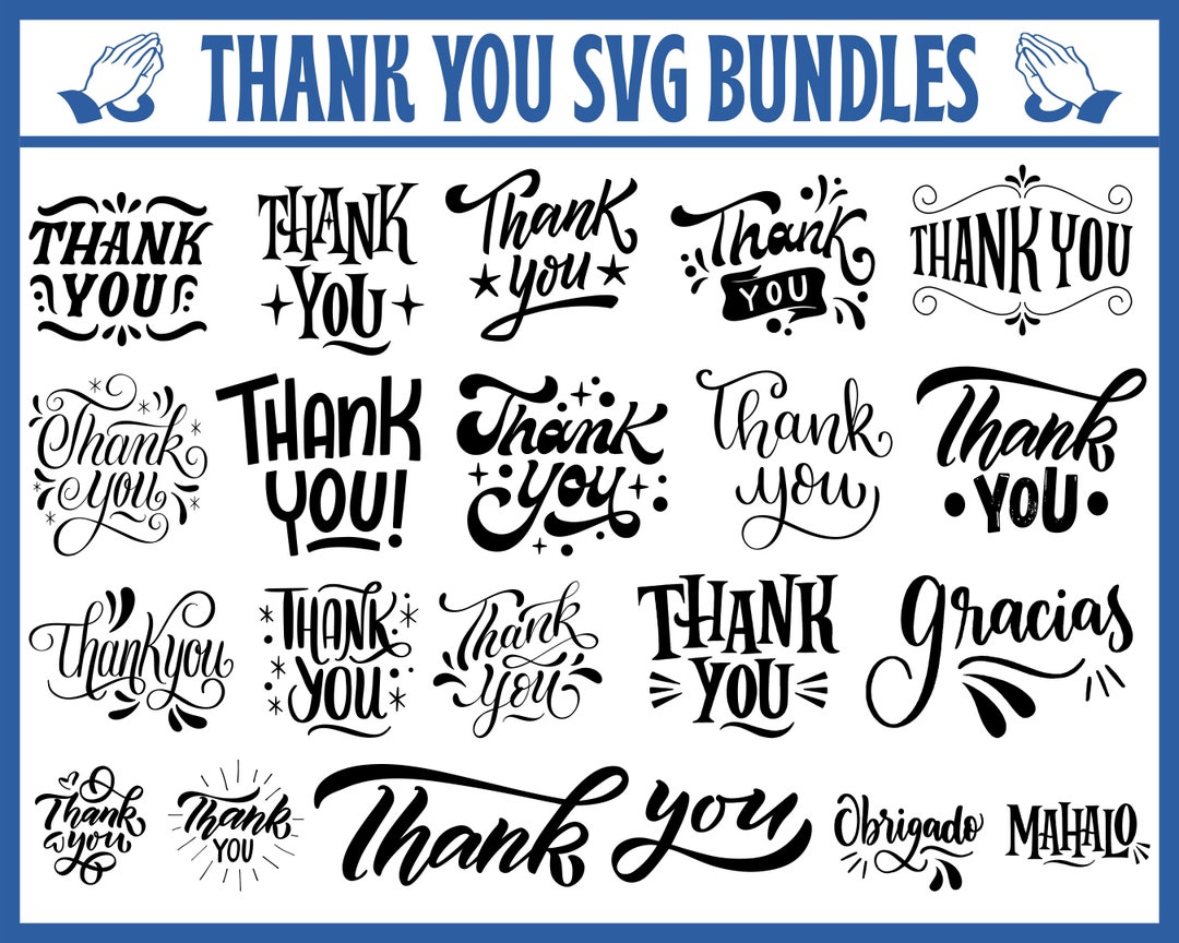 Thank You Svg,thank You Sign,thank You Gifts,thank You Card,thank You ...