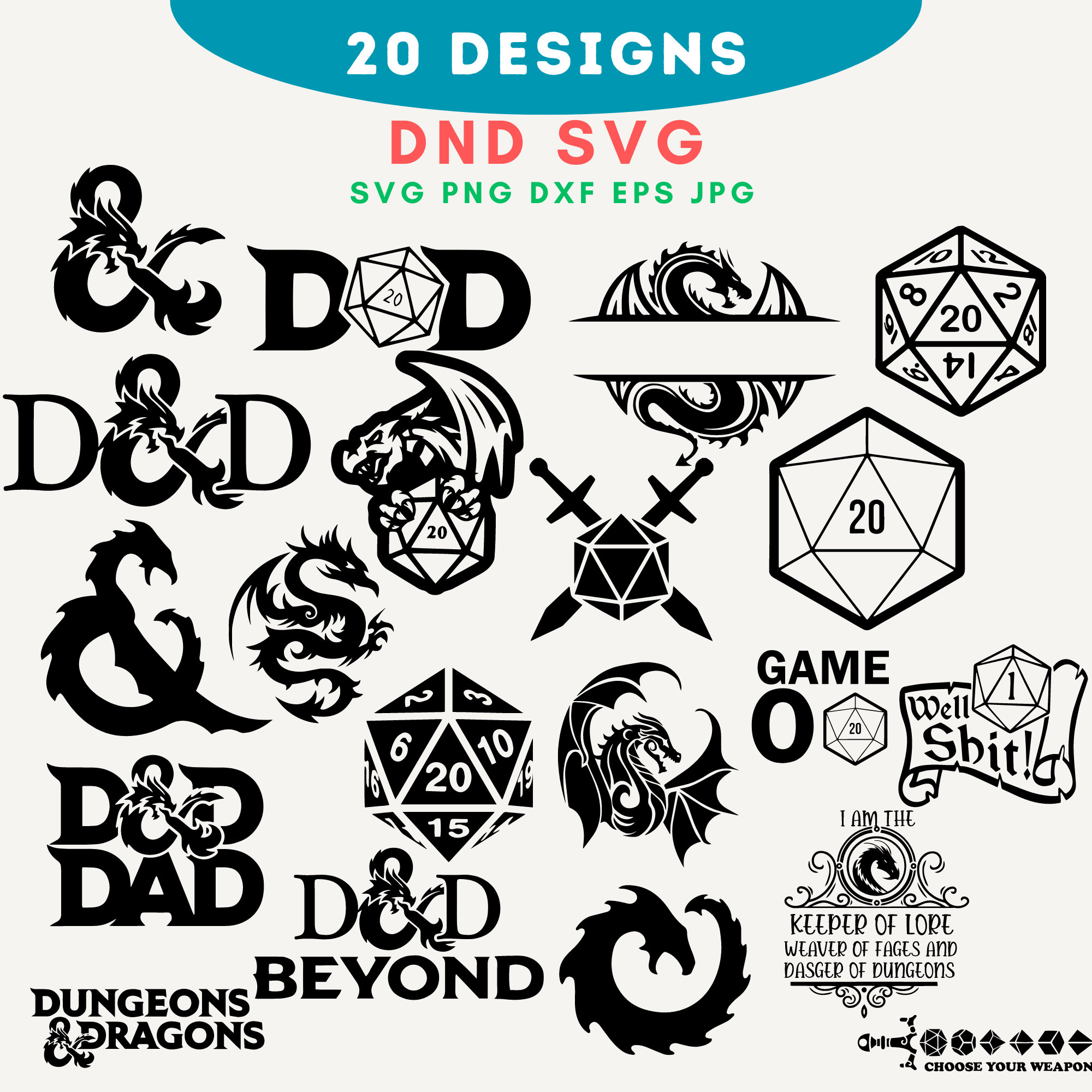 Dnd Svg Bundle,dnd Png Bundle,dnd Designs,crying is a Free Action Svg ...