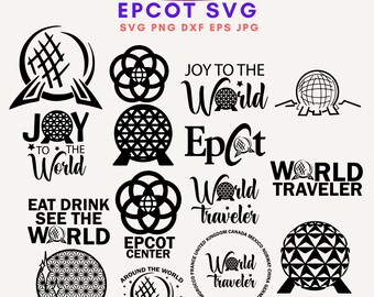 Around the World Epcot SVG - Etsy
