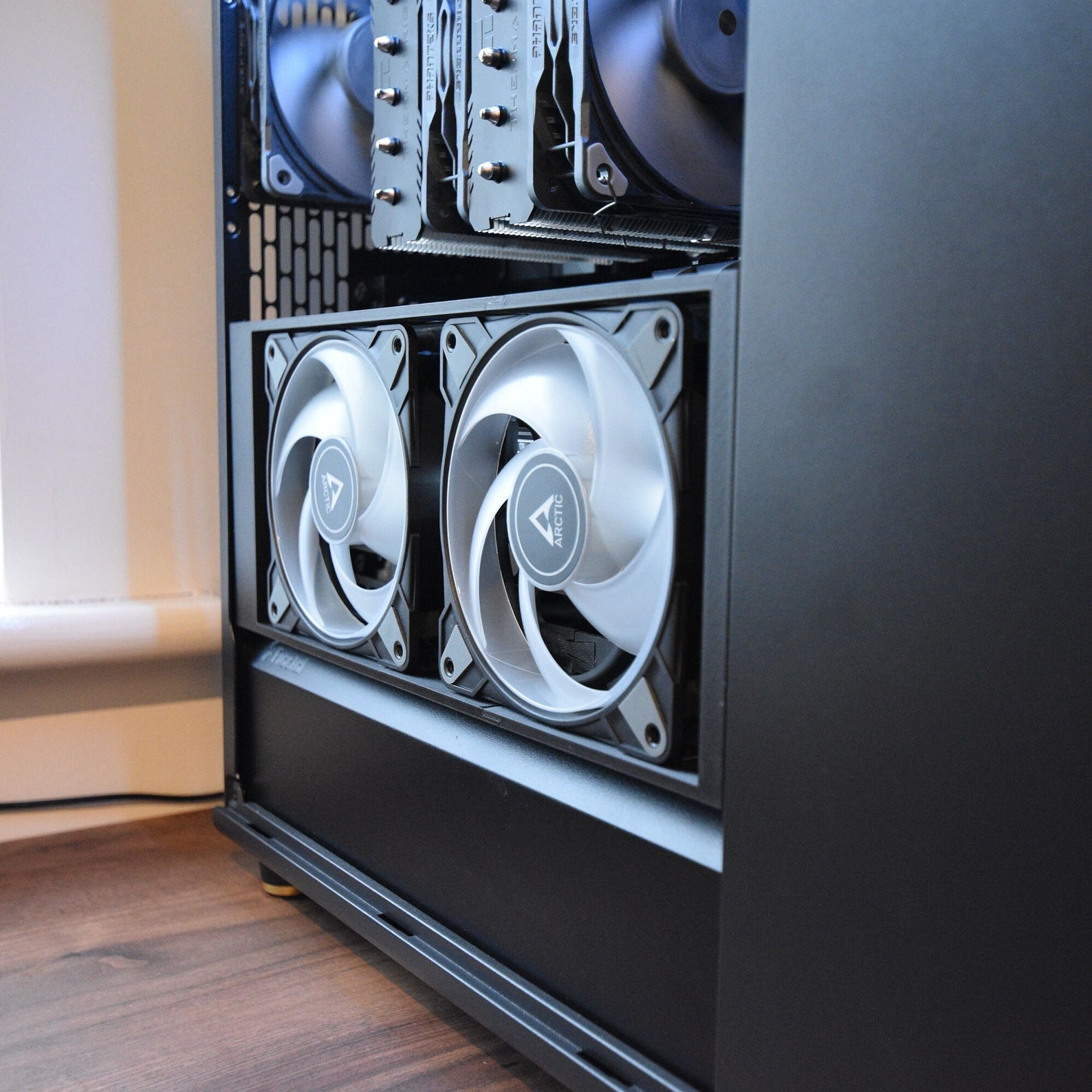 120mm Slim 3D Printed Fractal North Fan Side Bracket Replica Designed ...