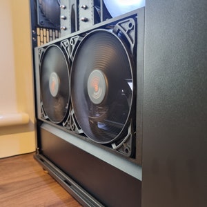 3D Printed Fractal North Fan Side Bracket Replica - Upgraded PC Cooling ...