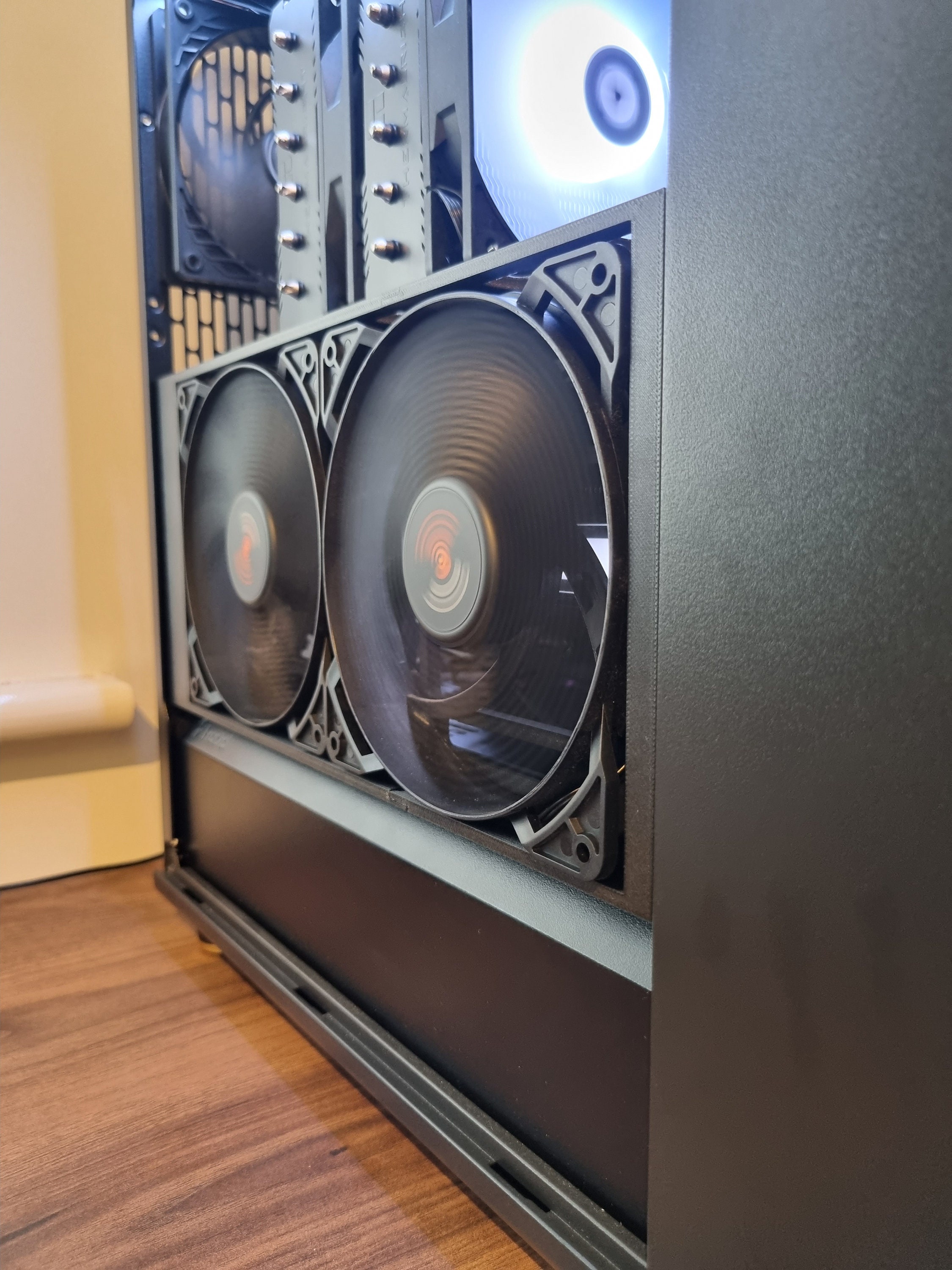 3D Printed Fractal North Fan Side Bracket Replica Upgraded PC Cooling ...