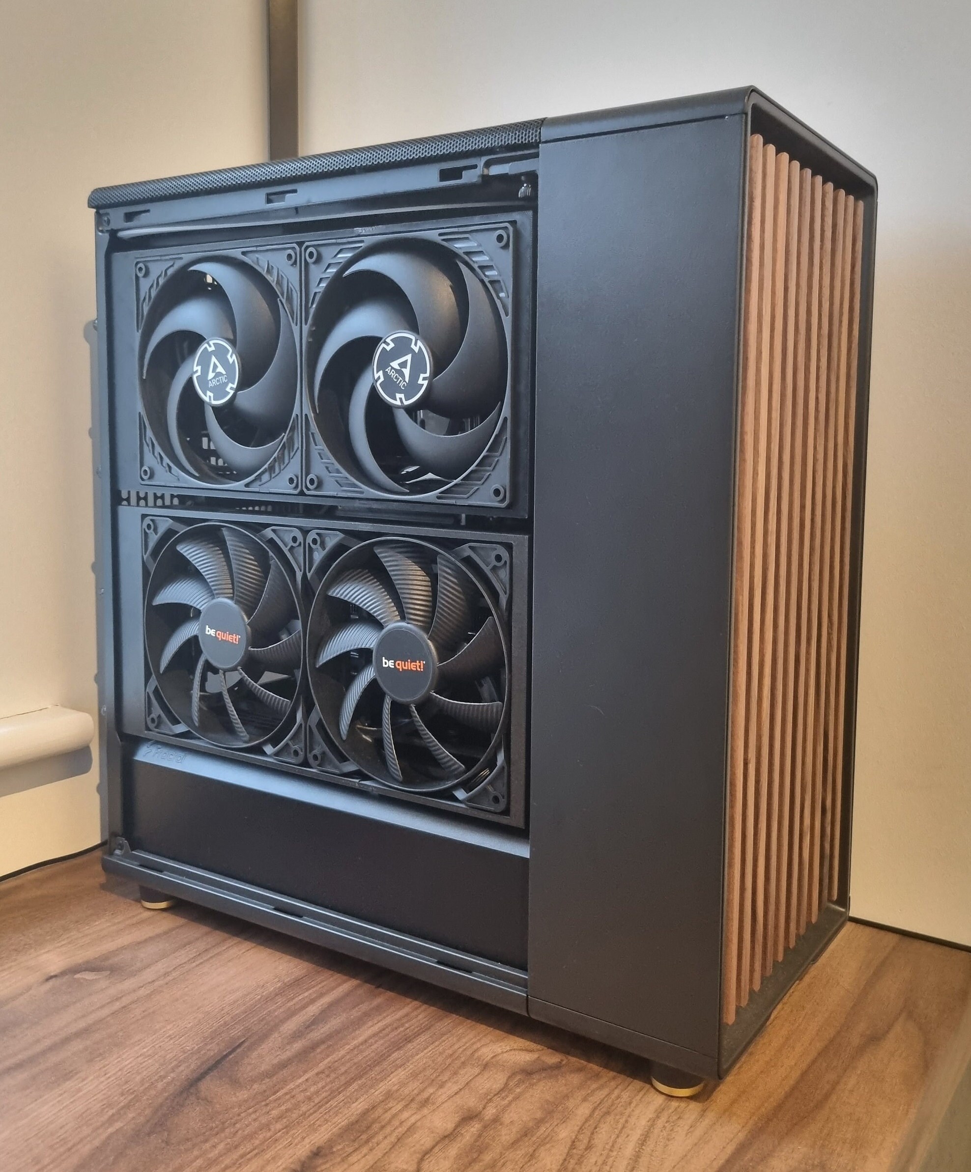 3D Printed Fractal North Fan Side Bracket Replica Upgraded PC Cooling ...