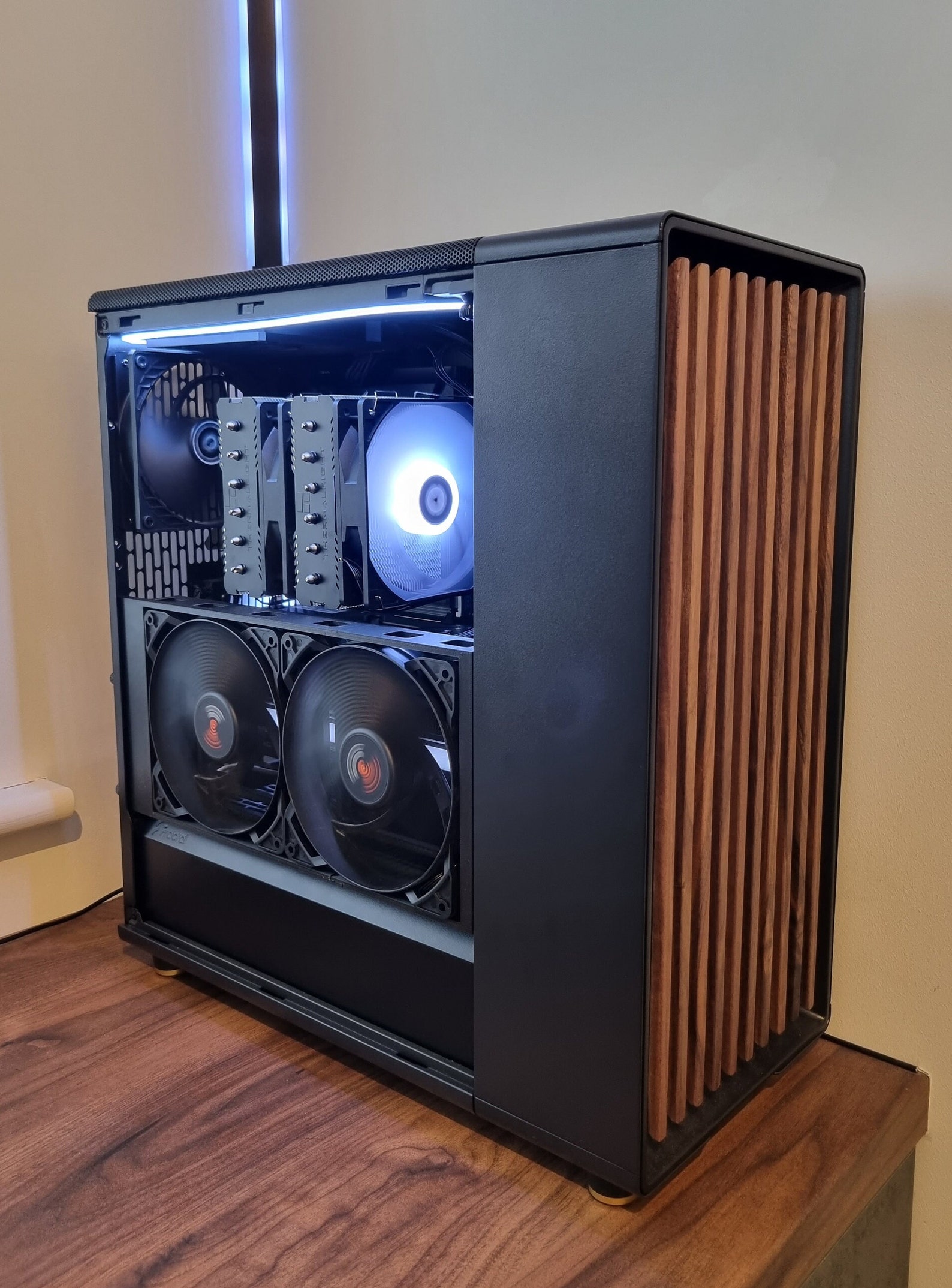 3D Printed Fractal North Fan Side Bracket Replica Upgraded PC Cooling ...