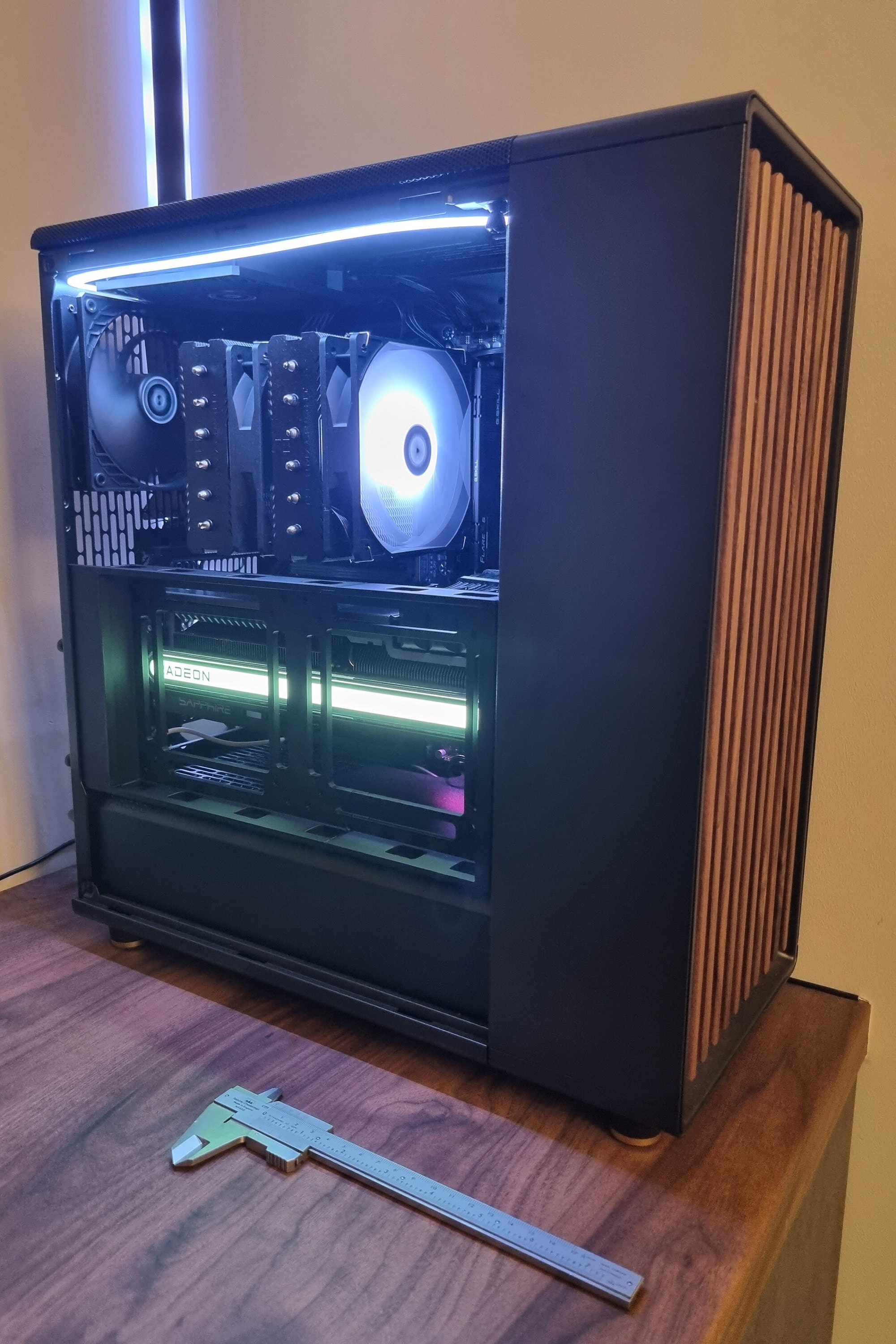 3D Printed Fractal North Fan Side Bracket Replica Upgraded PC Cooling ...