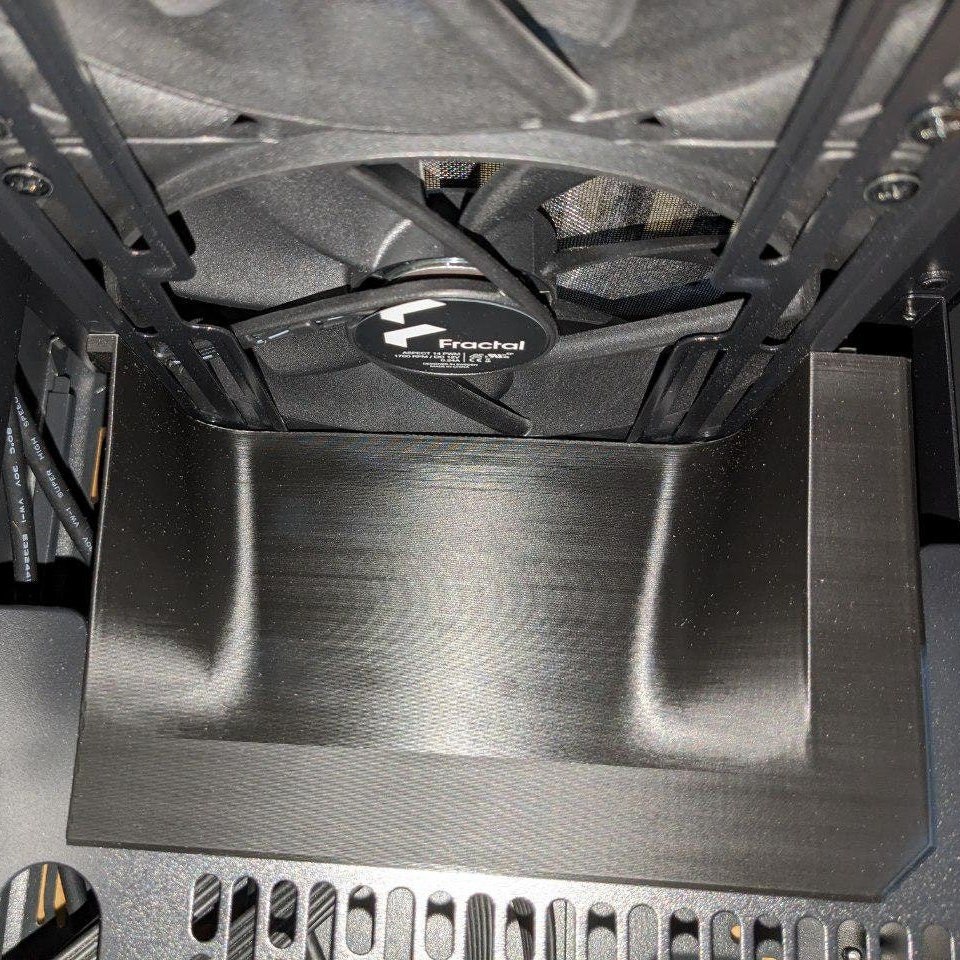 Fractal North XL Airflow Duct/fan Shroud - Etsy