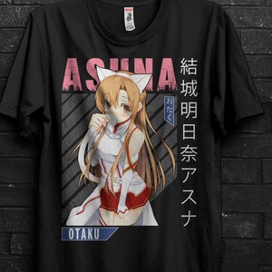 Asuna Shirt Cosplay Gift for Anime Girl,kazuto Kirigaya Tshirt for ...