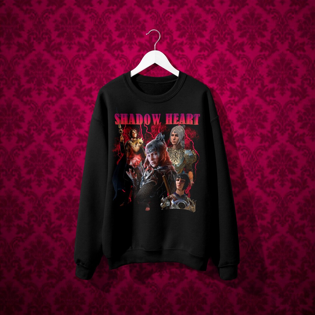 Shadowheart Baldur's Gate 3 Fan Sweater for Gamer,laezel Crewneck,bg3 ...