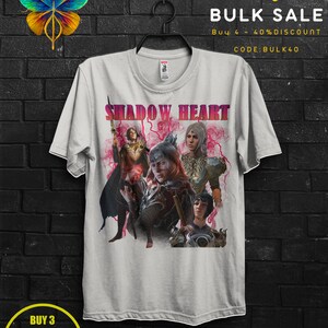 Shadowheart Baldur's Gate 3 Fan Tshirt for Gamer,laezel Appareal,bg3 ...