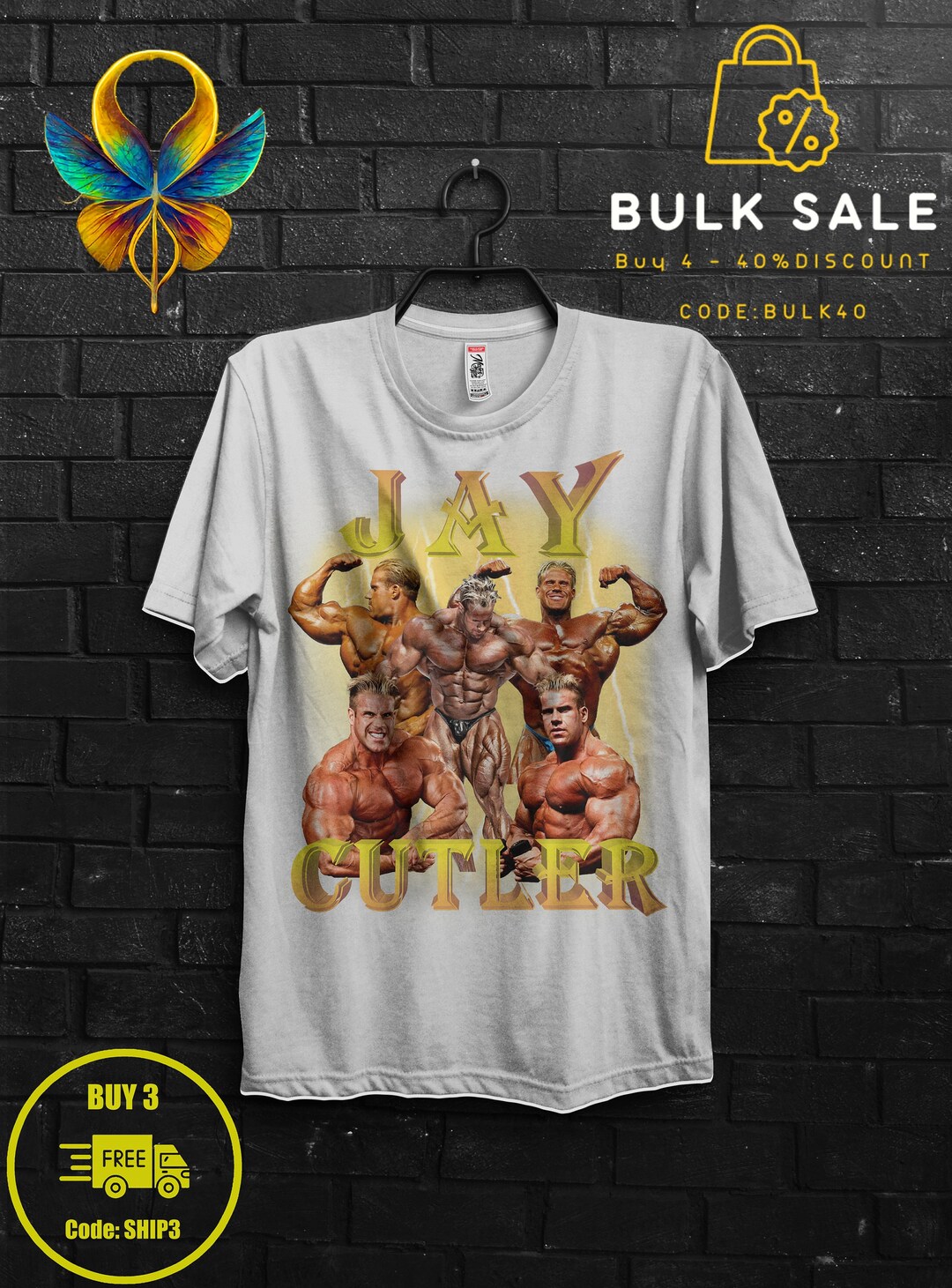 Jay Cutler MR Olympia Fan Gift Tshirt for Bodybuilders,tren Hard Shirts ...