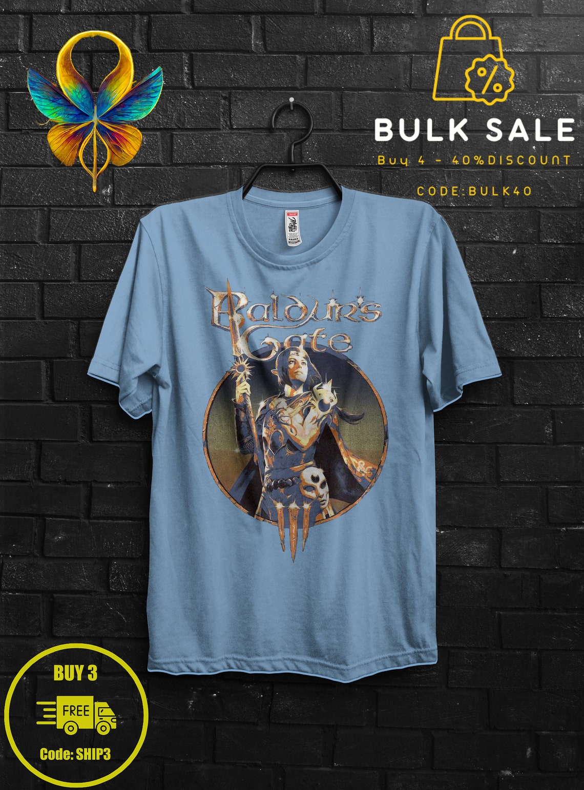 Shadowheart Baldur's Gate 3 Fan Tshirt for Gamer,bg3 Astarion Shirt for ...