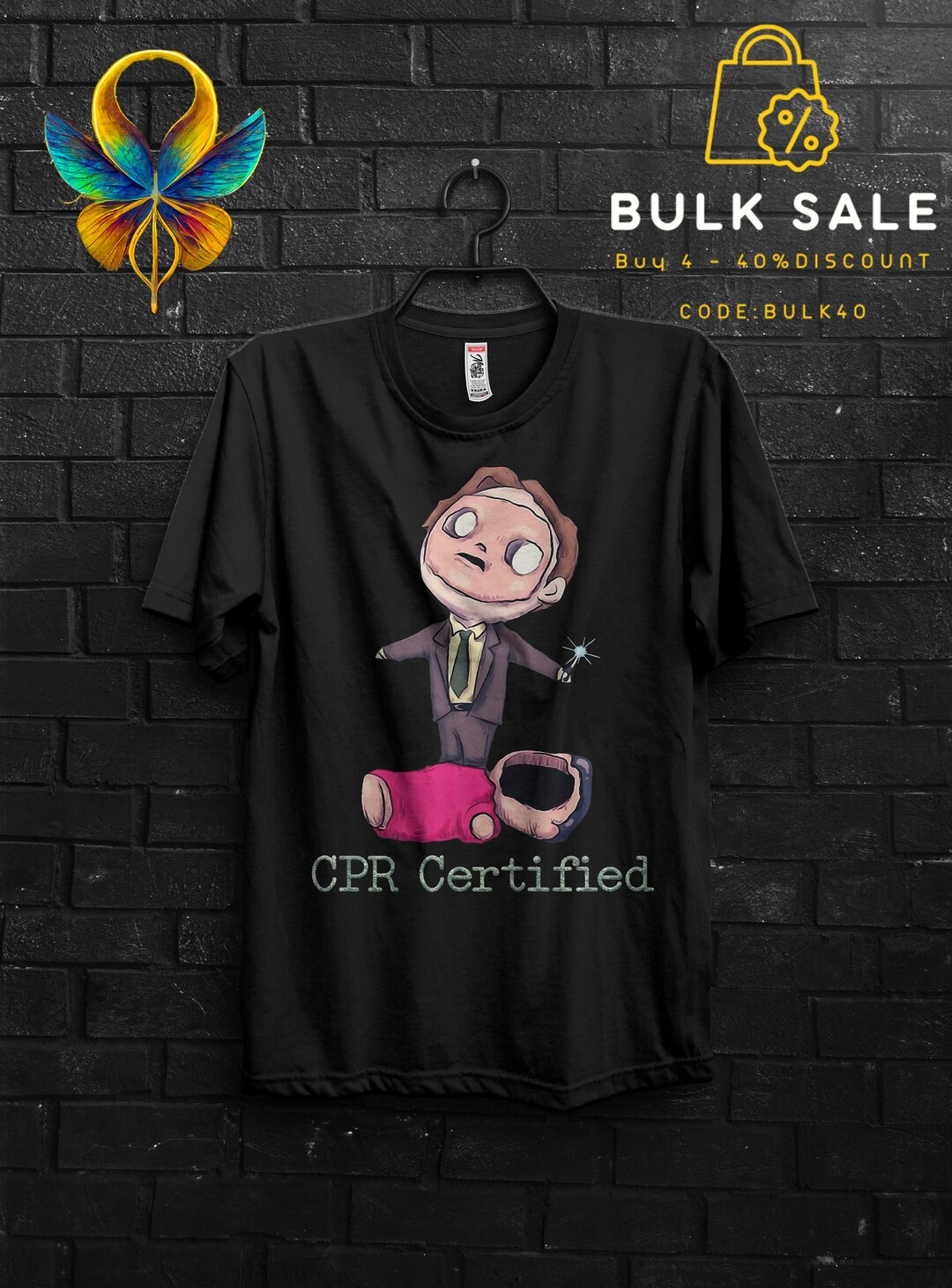 Hilarious CPR Certified Funny T-shirt Gift for Nurse,cpr Instructor ...