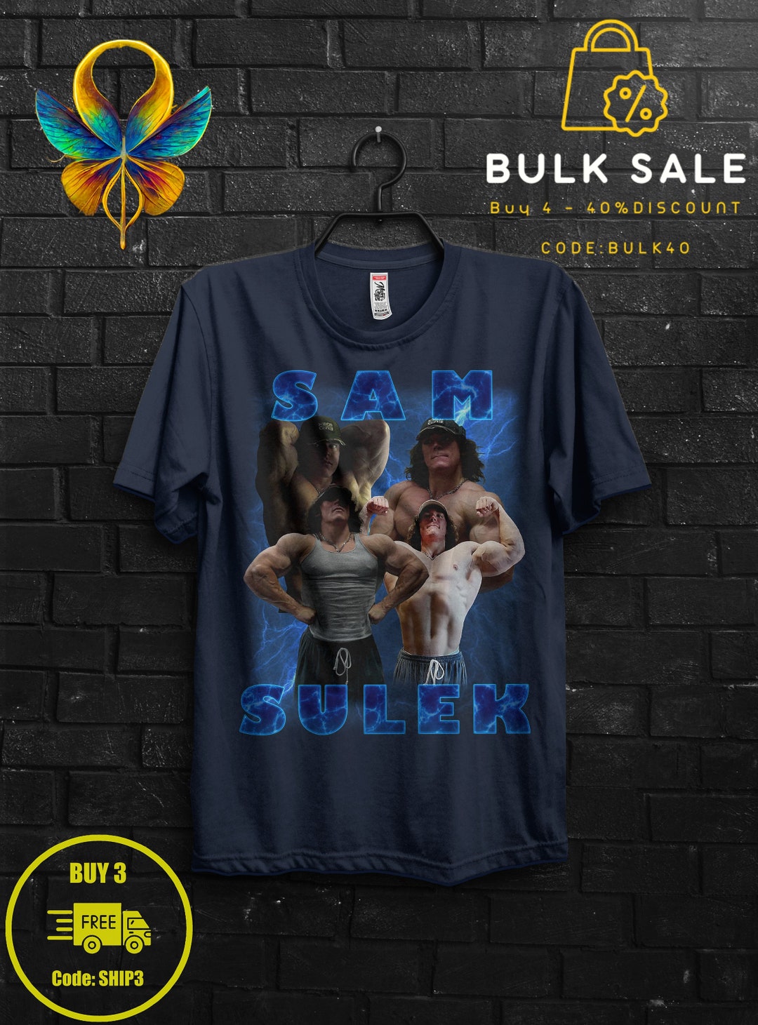 Sam Sulek Pump Cover Gift for Bodybuilder,tren Hard Tee,gym Rats ...