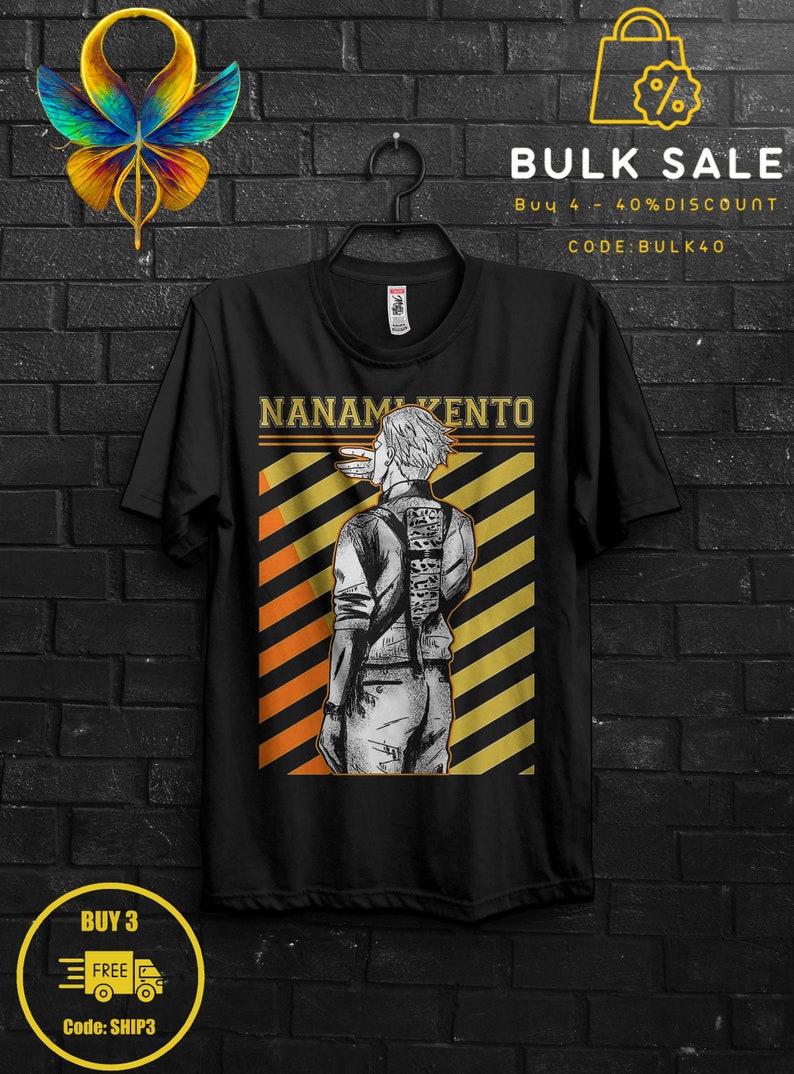Nanami Kento Shirt Anime Gift for Megumi Toji Fushiguro Tee,ryomen ...