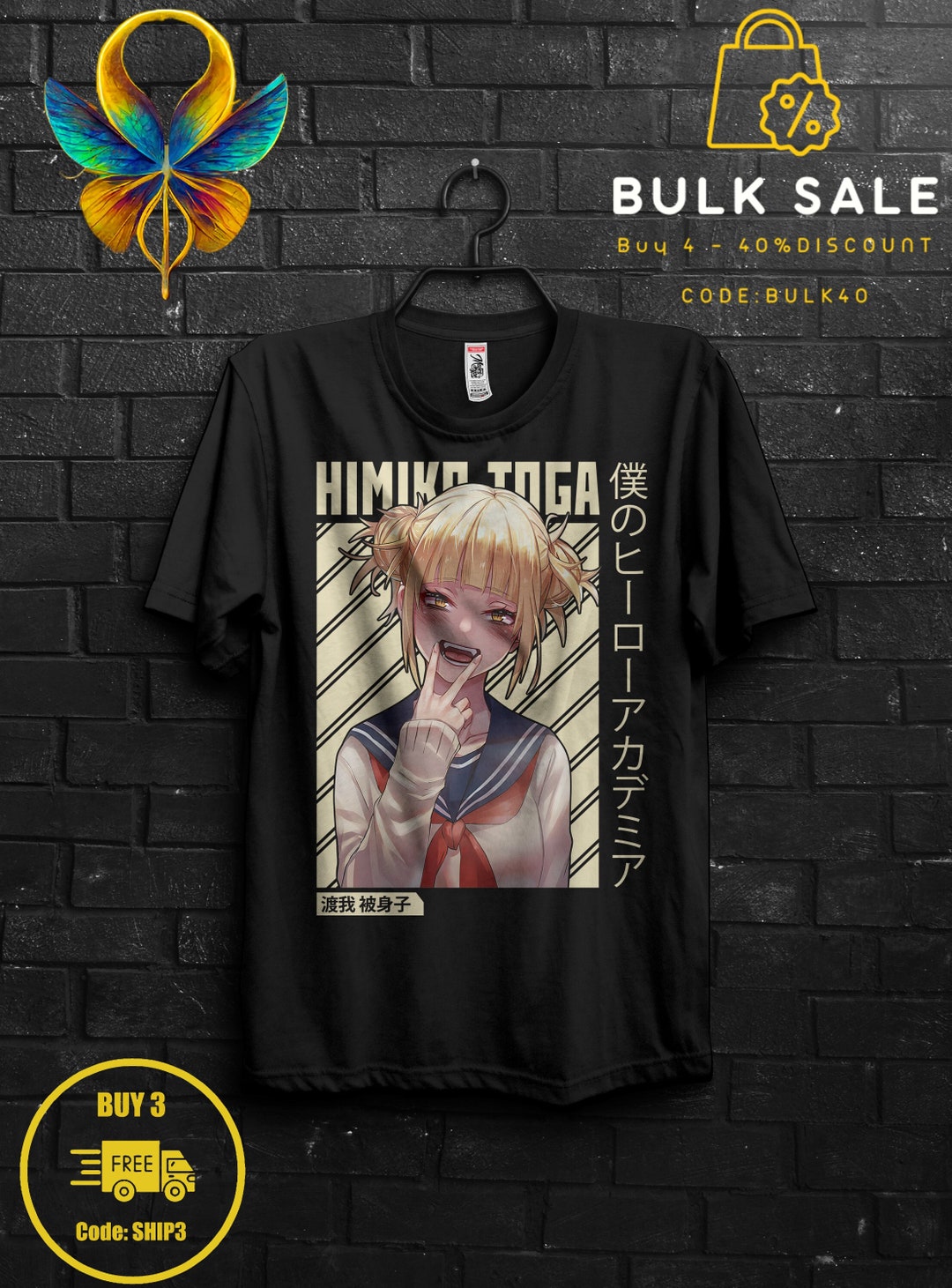 Himiko Toga Shirt Cosplay Gift for Fans,touya Todoroki Hoodie,gran ...