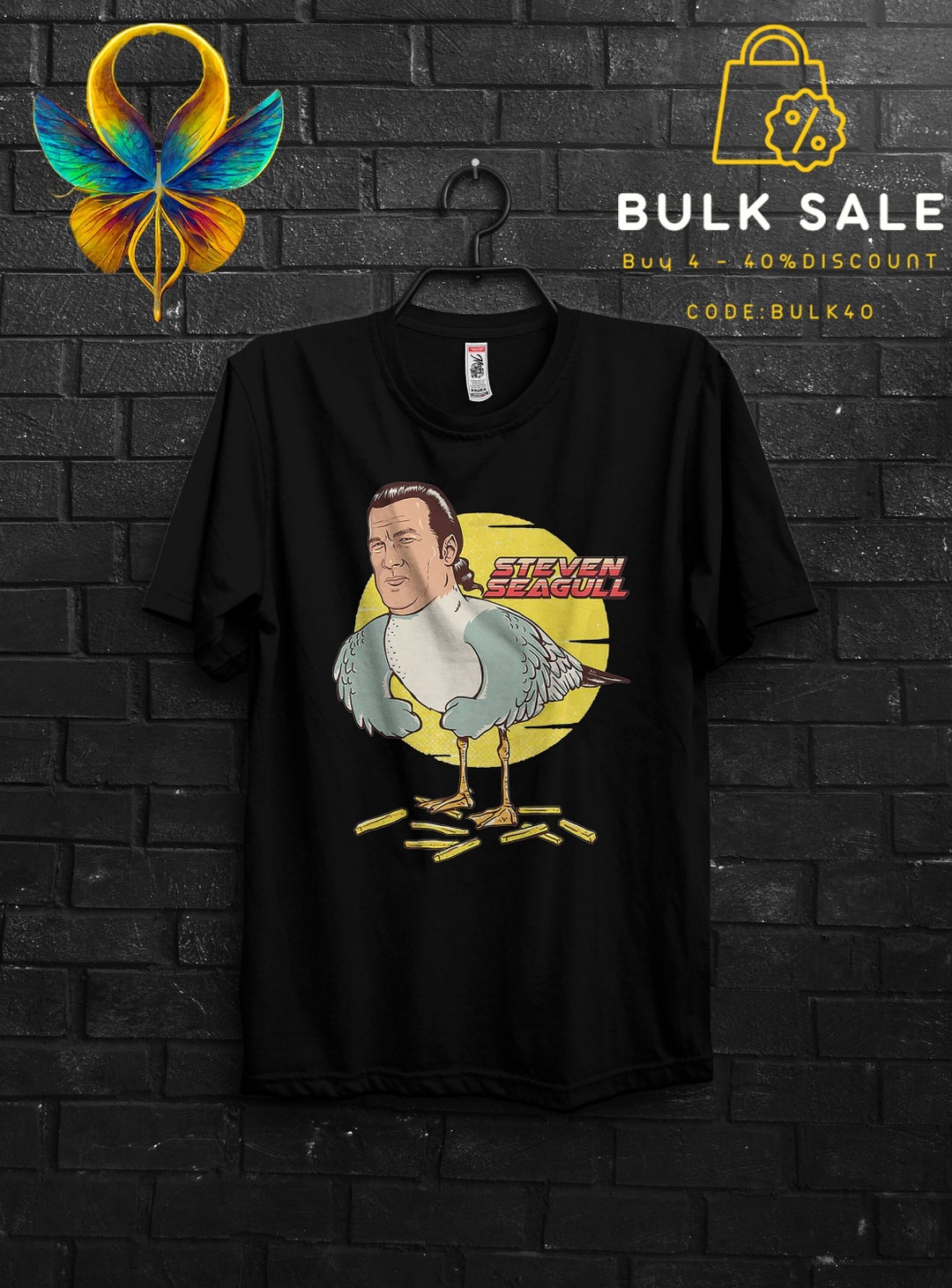 Steven Seagal Funny Meme T Shirt Gift for Man,steven Seagul Hilarious ...