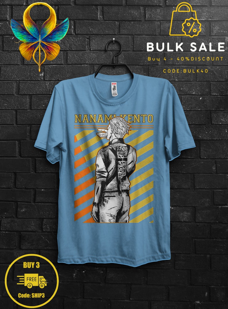 Nanami Kento Shirt Anime Gift for Megumi Toji Fushiguro Tee,ryomen ...