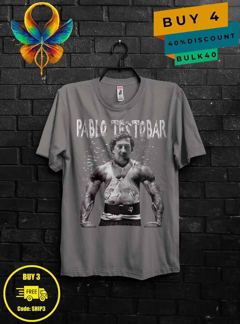 Pablo Testobar Oversized Pump Cover Gift for Bodybuilder,legalize ...
