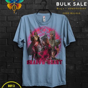 Shadowheart Baldur's Gate 3 Fan Tshirt for Gamer,minthara and Boo ...