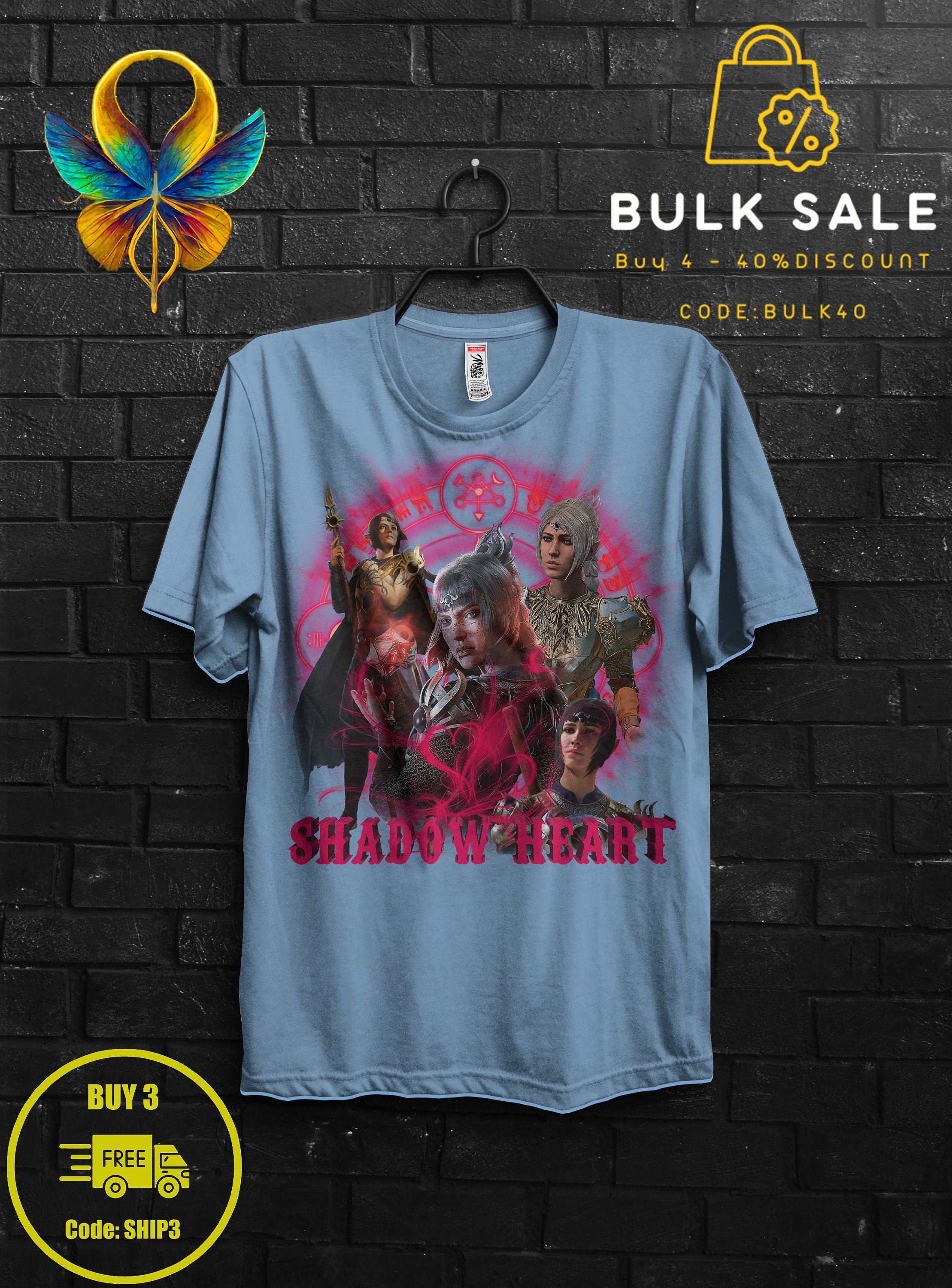 Shadowheart Baldur's Gate 3 Fan Tshirt for Gamer,minthara and Boo ...