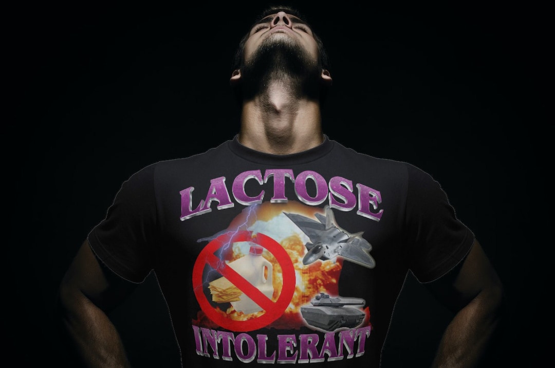 Lactose Intolerant Funny Meme Gift T Shirt for Friends,cringy Shirts ...