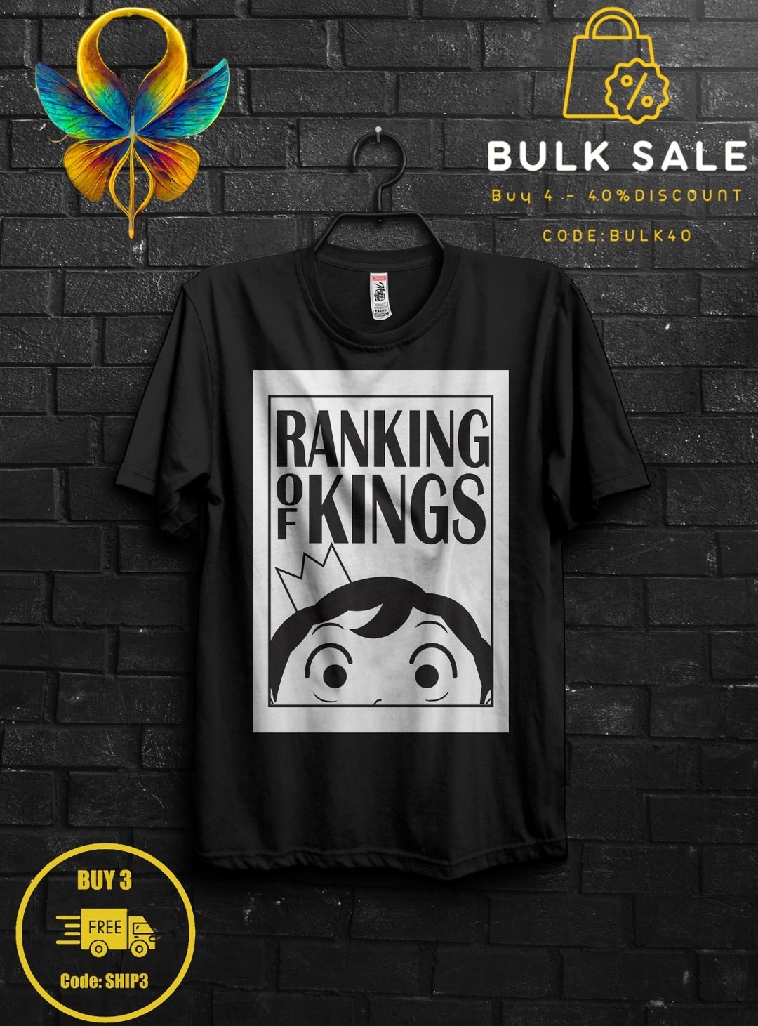 Ranking of Kings Bojji Shirt Anime Cosplay Gift for Kids,ousama Ranking ...