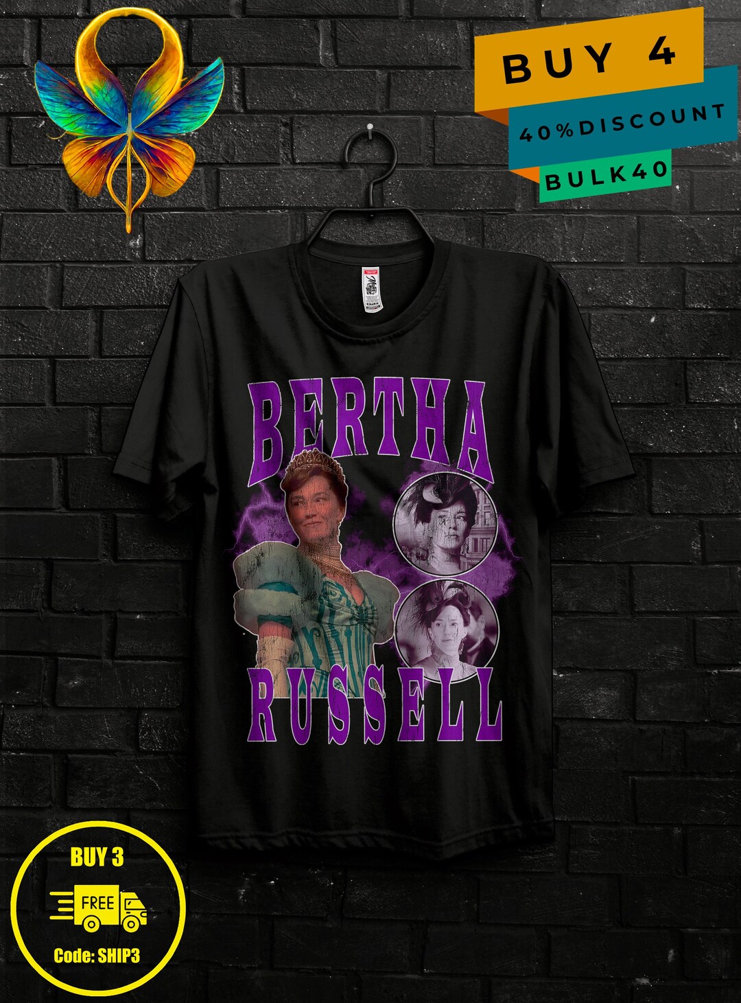 Bertha Russell Gilded Age Vintage Bootleg Shirt Gift for Girl,george ...