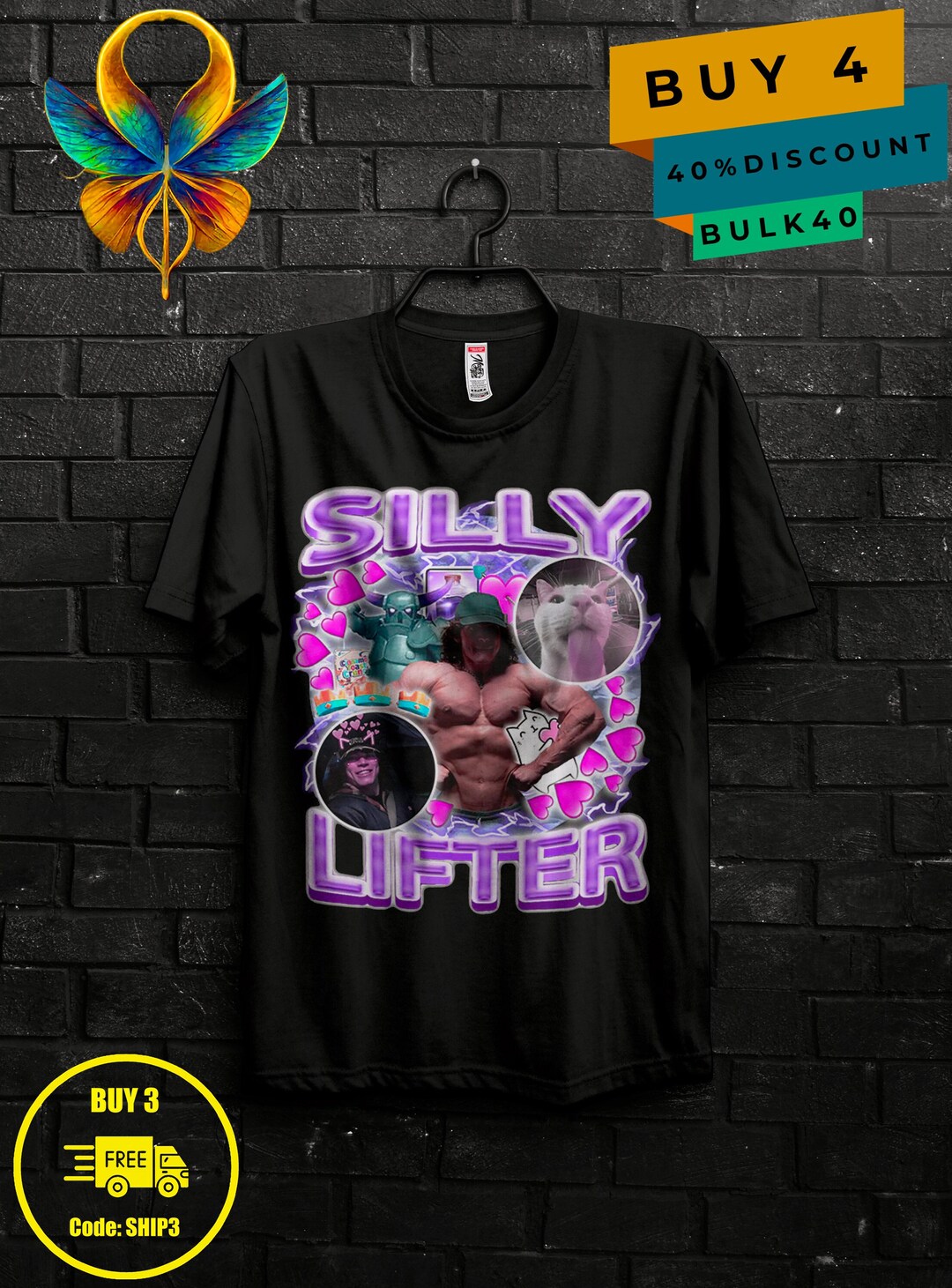 Sam Sulek Silly Lifter Pump Cover Gift for Bodybuilder,tren Hard,gym ...