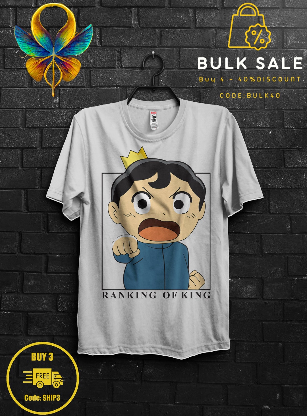Ranking of Kings Bojji Shirt Anime Cosplay Gift for Kids,despa for ...