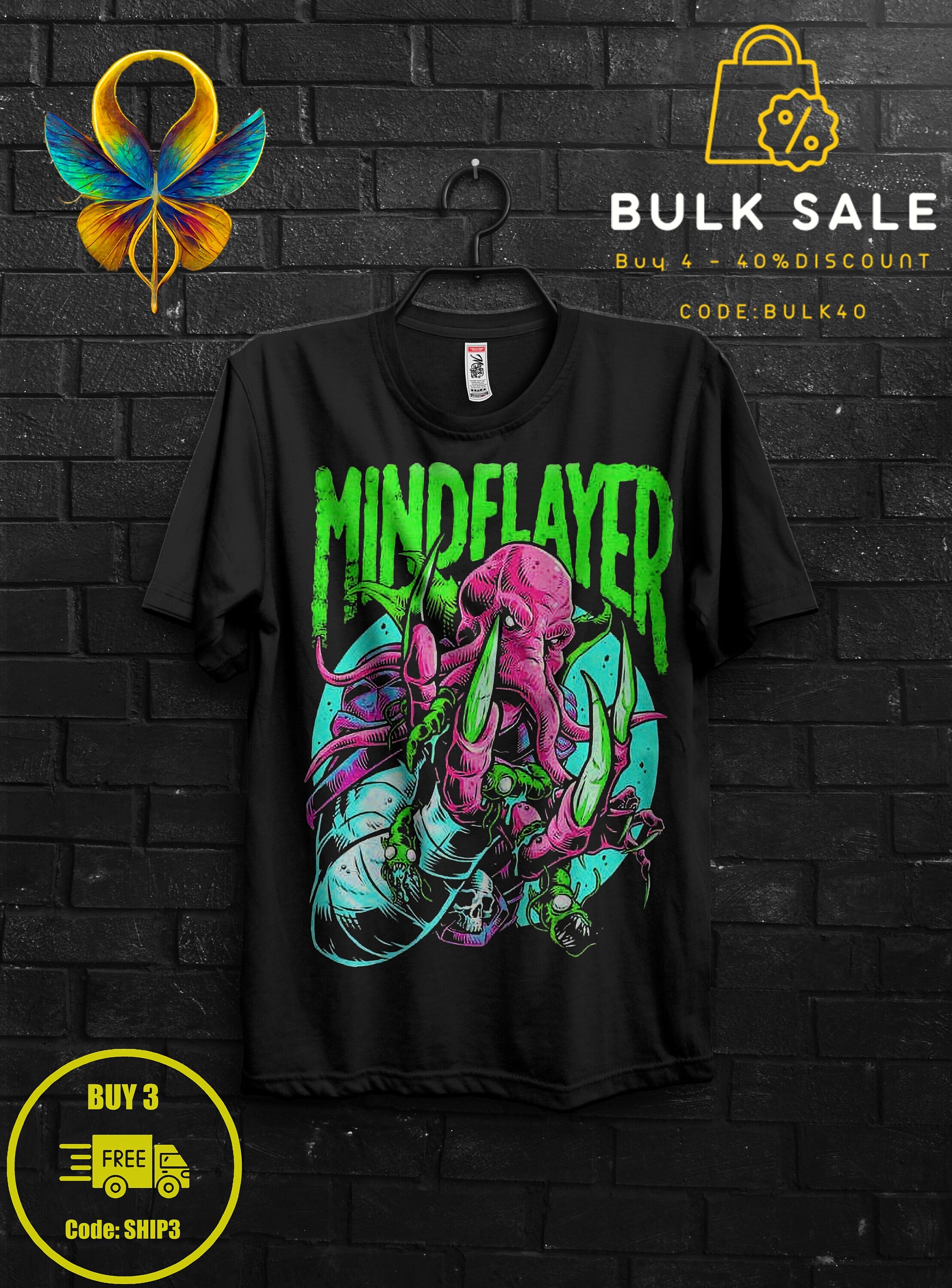 Mind Flayer Baldur's Gate 3 Fan Tshirt für Gamer,Laezel Appareal ...
