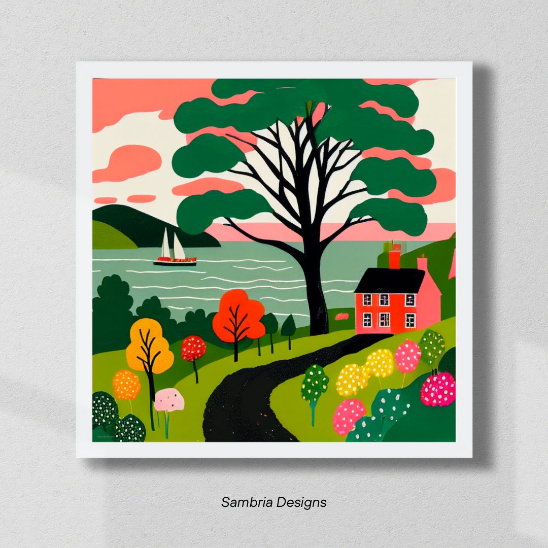 Simple Seaside Serenity - Digital Prints - Etsy