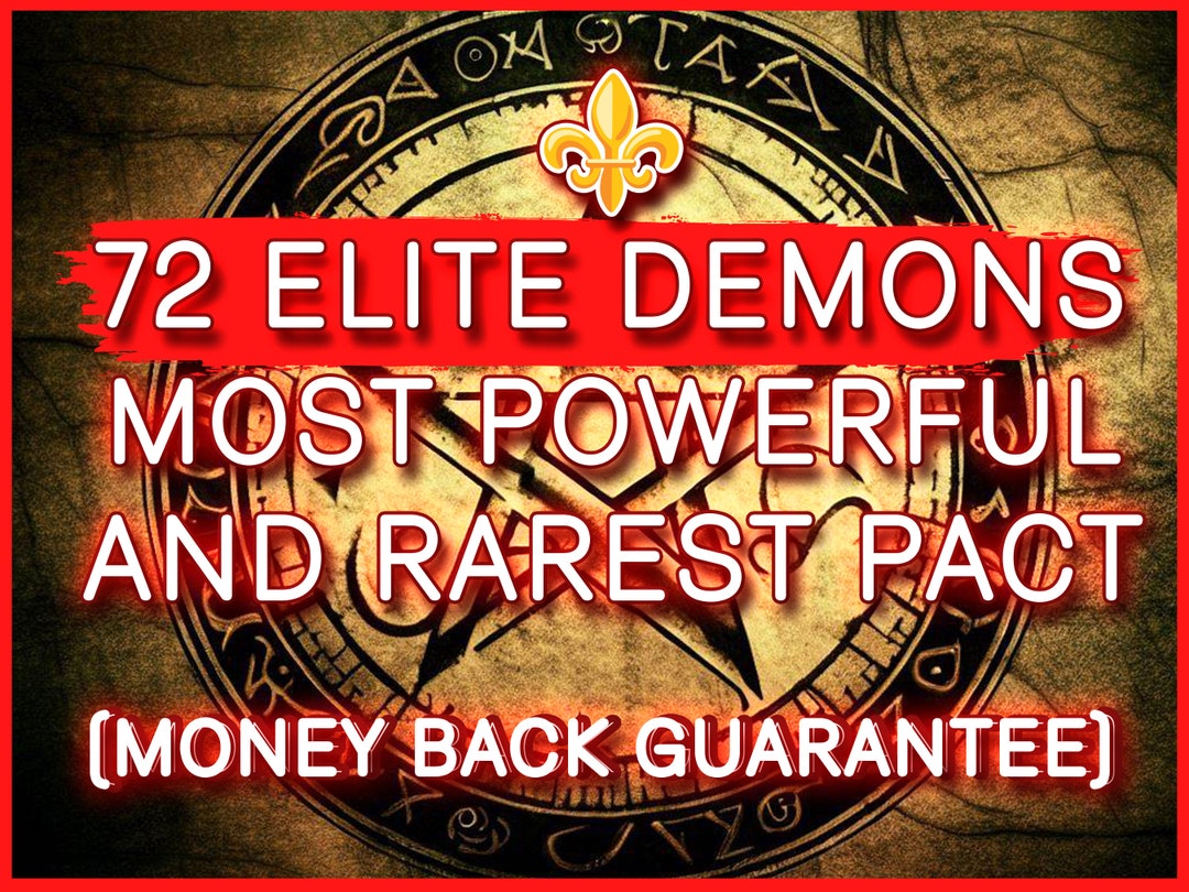 72 Goetia Demons the Strongest and Rarest Pact Available - Etsy UK