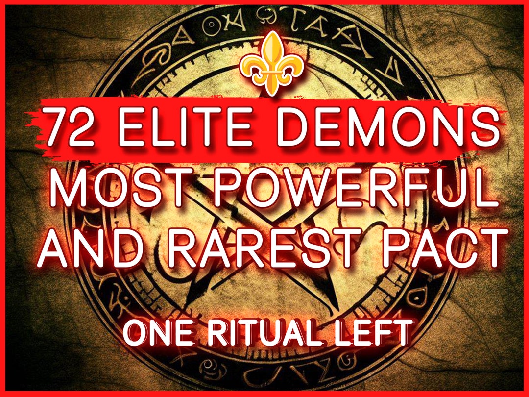 72 Goetia Demons the Strongest and Rarest Pact Available Connect With ...