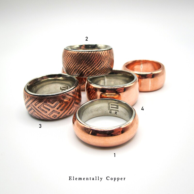Silver Copper Ring - Etsy