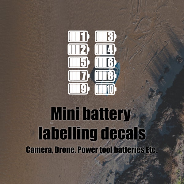 Battery Decals - Etsy
