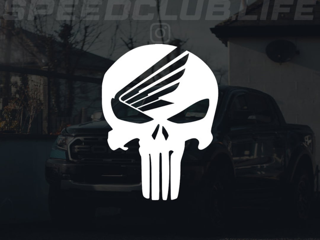 HONDA SKULL DECAL (more Colours Available!) - Etsy