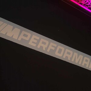 BMW M PERFORMANCE Decal (pack of 2) - Etsy