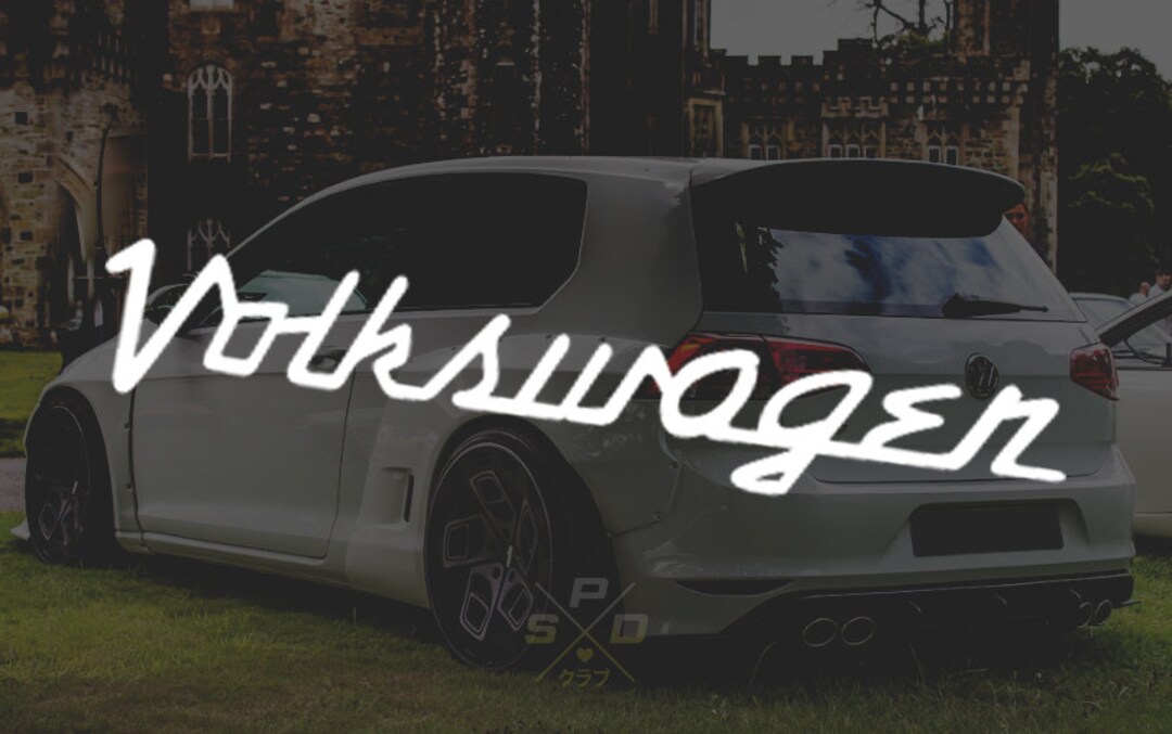 Volkswagen DECAL STICKER - Etsy