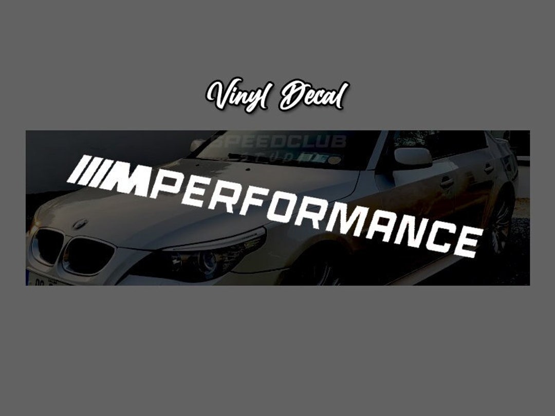 BMW ///m Performance DECAL - Etsy