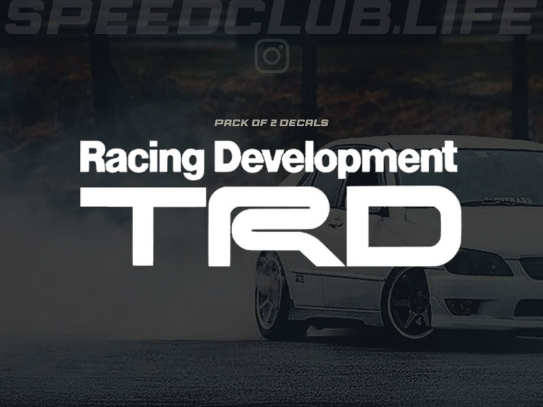 TRD Racing Development (2 Pack) - Etsy