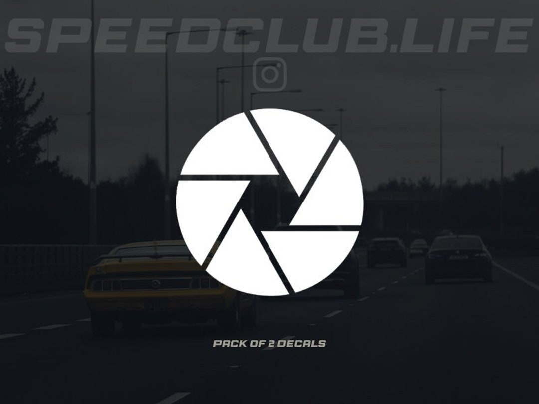 CAMERA SHUTTER DECAL (pack of 2) - Etsy