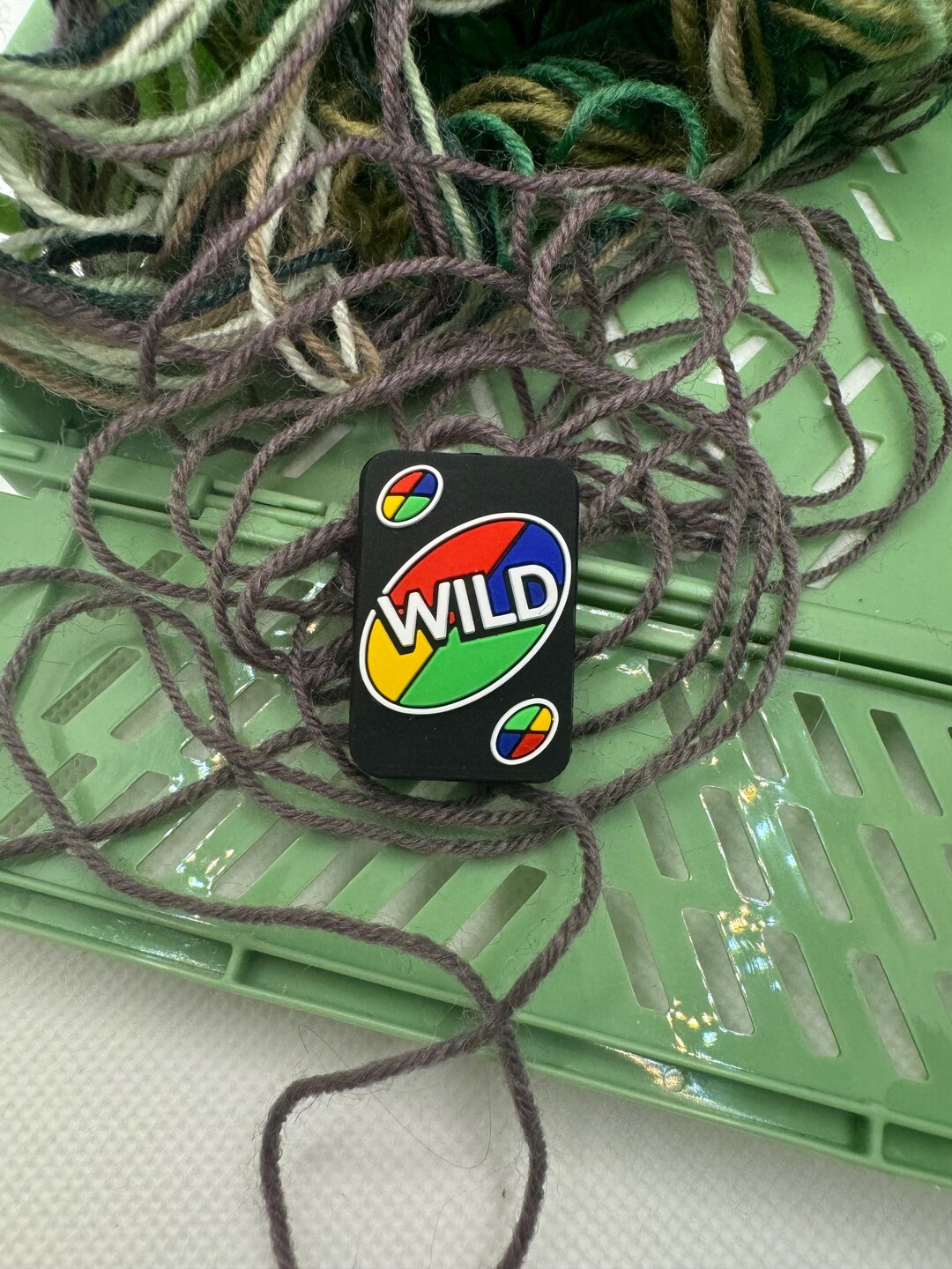 Wild Card Uno Reverse | Customisable Beaded Crochet Hook | Choose Beads ...