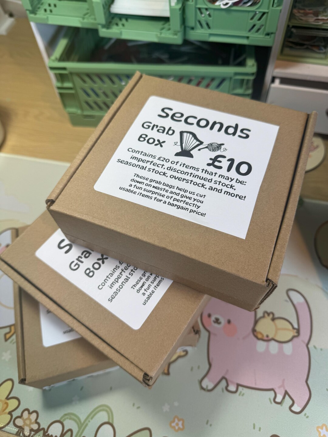 Mystery Grab Box | Crochet Merch Bargain Box | Goodies Worth 20+ Pounds ...