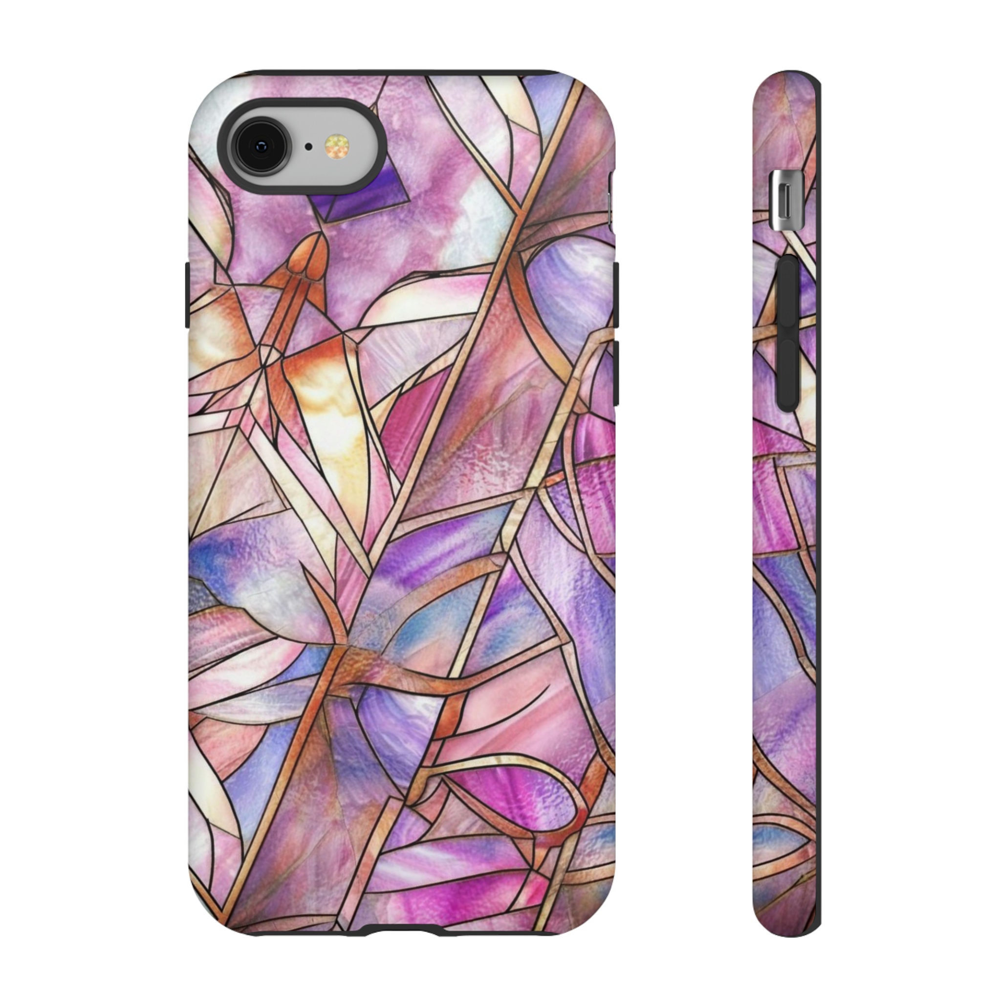 Aesthetic Stained Glass Illusion Phone Case for iPhone 15 14 13, Phone ...