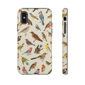 Vintage Bird Phone Case for iPhone 15 14 13 12, Samsung Galaxy S24 ...