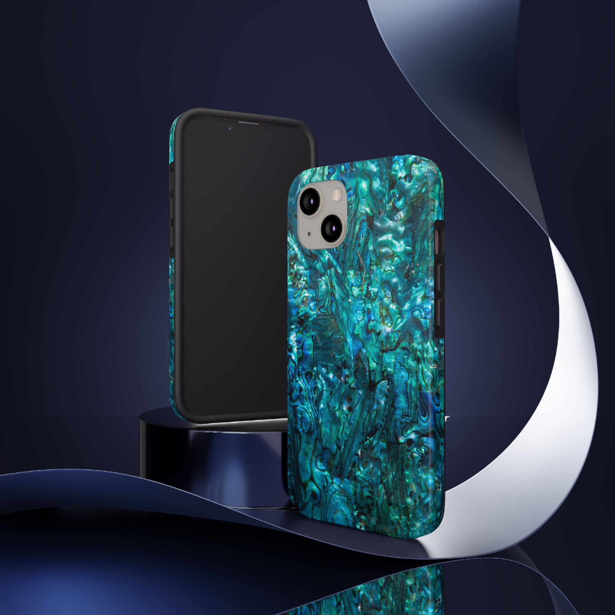 Teal Abalone Shell Phone Case Mermaid Phone Case iPhone 15 Phone Case ...